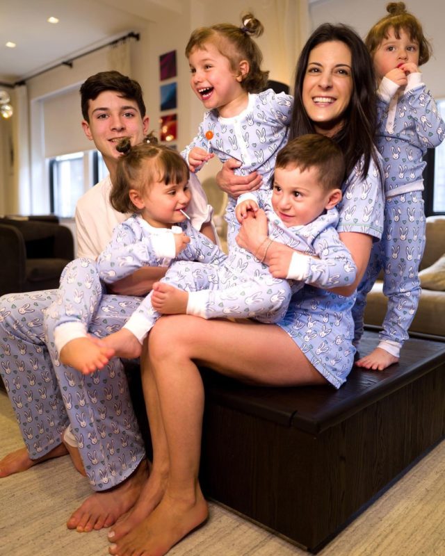Four babies in one year! That's how lucky this family is